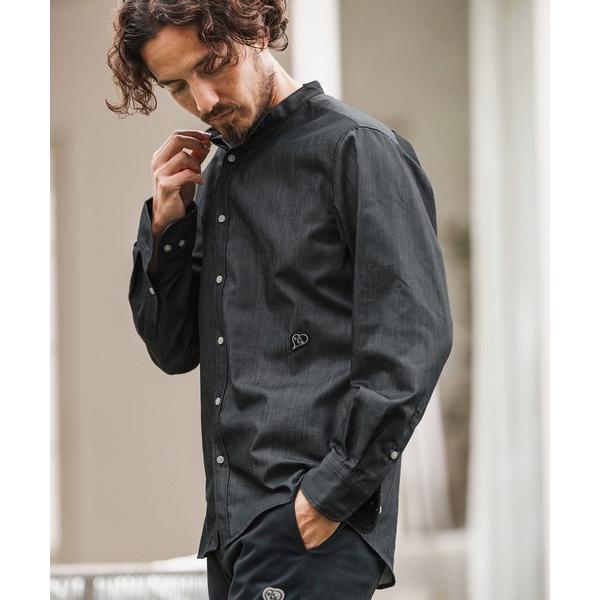 『セール実施中』参考価格：19，800円発売時期：2025年05月コンディション：A（使用感なし）数回使用した程度で使用感が感じられないアイテム参考商品名：ms6159-oxford band collar shirt with logo ...