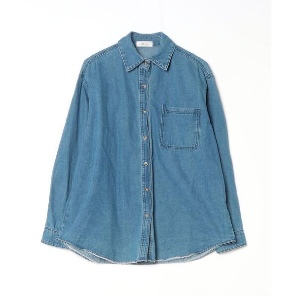 『セール実施中』参考価格：5，500円発売時期：2023年09月コンディション：D（傷・汚れあり）傷や汚れがあるが使用には問題ないアイテム留め具：欠損参考商品名：オーバーサイズデニムシャツ参考品番：STY-LC23177ZOZO問い合わせ番...