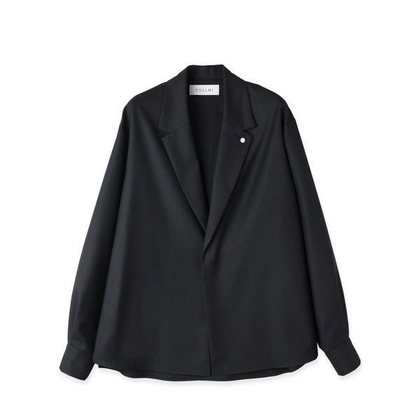 『セール実施中』ZOZO問い合わせ番号:103122265ショップ:CULLNI，クルニブランド:CULLNI，クルニ商品名:Dry Gabardine Tailored Collar Shirt Jacketカテゴリ:ジャケット/アウター...