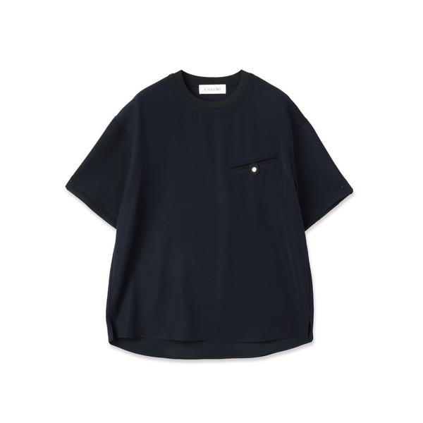 ZOZO問い合わせ番号:103122390ショップ:CULLNI，クルニブランド:CULLNI，クルニ商品名:Dry Twill Button-Tab Pocket Short Sleeve Pulloverカテゴリ:トップス>Tシャ...