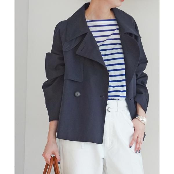 ZOZO問い合わせ番号:103122409ショップ:Spick &amp; Span，スピック アンド スパンブランド:Spick &amp; Span，スピックアンドスパン商品名:ソフトツイルショートトレンチコートカテゴリ:ジャケット/ア...