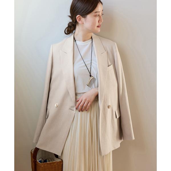 ZOZO問い合わせ番号:103122549ショップ:IENA，イエナブランド:IENA，イエナ商品名:ウォッシャブル リネンミックス テーラードジャケットカテゴリ:ジャケット/アウター>テーラードジャケットブランド品番:2601090...