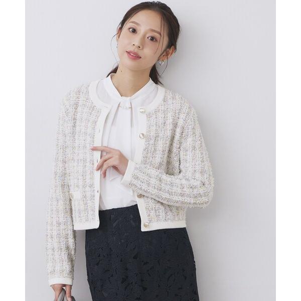 ZOZO問い合わせ番号:103122944ショップ:index，インデックスブランド:index，インデックス商品名:ファンシーヤーントリミングカーディガン【洗濯機OK】カテゴリ:トップス>カーディガン/ボレロブランド品番:C58-3...