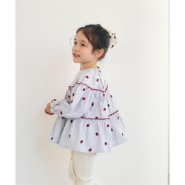 『タイムセール実施中』ZOZO問い合わせ番号:103122978ショップ:F.O.Online Store，エフオーオンラインストアブランド:apres les cours，アプレレクール商品名:フルーツ刺繍メローティアードチュニック_ジュ...