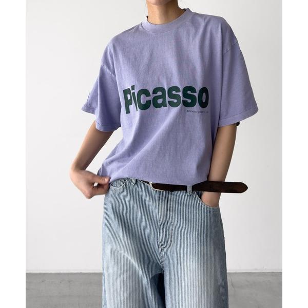 ZOZO問い合わせ番号:103123330ショップ:CANAL JEAN，キャナルジーンブランド:CANAL JEAN，キャナルジーン商品名:NOT OEM　PICASSO ロゴTシャツカテゴリ:トップス>Tシャツ/カットソーブランド...