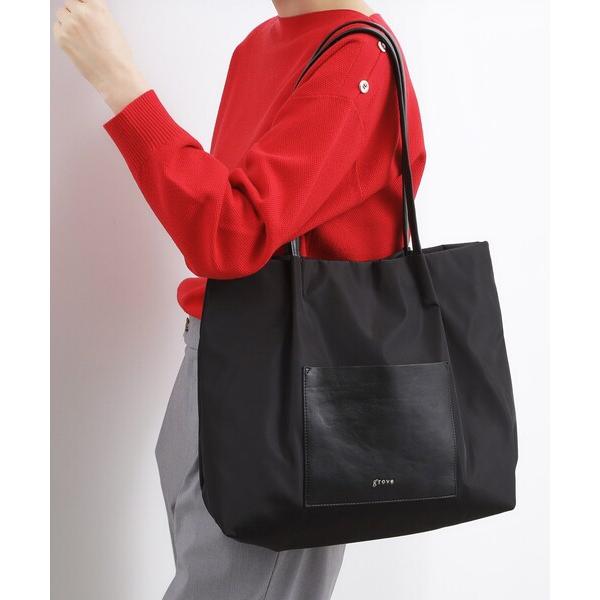 『タイムセール実施中』ZOZO問い合わせ番号:103123649ショップ:grove，グローブブランド:grove，グローブ商品名:【A4】タックポケ3層トートカテゴリ:バッグ>トートバッグブランド品番:769-05015-2026-...