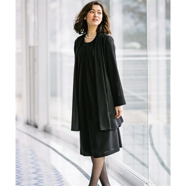ZOZO問い合わせ番号:103125162ショップ:nissen，ニッセンブランド:nissen，ニッセン商品名:【喪服・礼服】単品　洗える防しわフォーマルトッパージャケット（共布ベルト付き）＜大きいサイズ有＞カテゴリ:フォーマルスーツ/小...