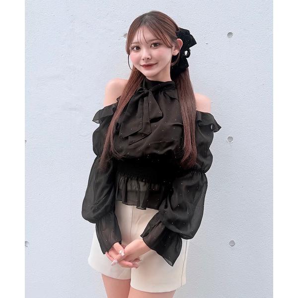 ZOZO問い合わせ番号:103125168ショップ:one way，ワンウェイブランド:NOMAE，ノーマエ商品名:アメスリリボンフリルブラウスカテゴリ:トップス>シャツ/ブラウスブランド品番:5862071290原産国:中国製カラー...