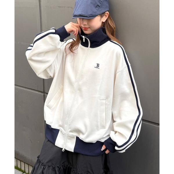 『タイムセール実施中』ZOZO問い合わせ番号:103125362ショップ:tiptop+pocket，ティップトッププラスポケットブランド:tiptop，ティップトップ商品名:ダンボール配色トラックジャケットカテゴリ:トップス>ジャー...