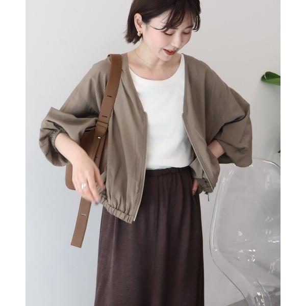 ZOZO問い合わせ番号:103125493ショップ:AMERICAN HOLIC，アメリカンホリックブランド:AMERICAN HOLIC，アメリカンホリック商品名:【UVカット+接触冷感】Vネックドルマンブルゾンカテゴリ:ジャケット/アウ...