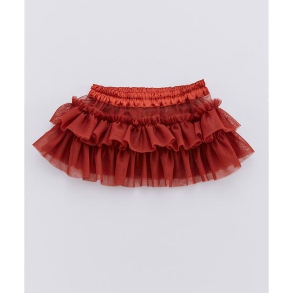 ZOZO問い合わせ番号:103125549ショップ:OCEAN&amp;GROUND，オーシャンアンドグラウンドブランド:Ocean&amp;Ground，オーシャン&amp;グラウンド商品名:Jr.チュールフリル飾りスカートカテゴリ:スカ...