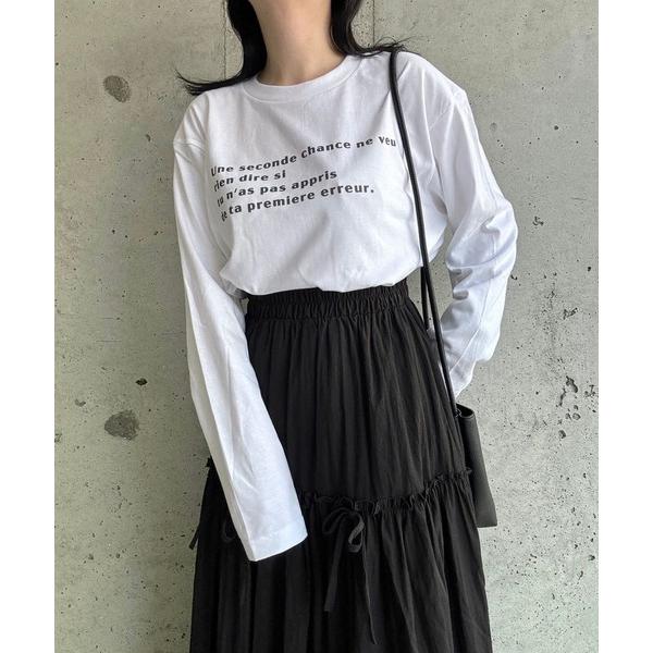 『タイムセール実施中』ZOZO問い合わせ番号:103125720ショップ:merrylatte，メリーラテブランド:etta，エタ商品名:英字メッセージロンT／長袖Tシャツカテゴリ:トップス>Tシャツ/カットソーブランド品番:eyu-...