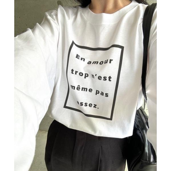 『タイムセール実施中』ZOZO問い合わせ番号:103125768ショップ:merrylatte，メリーラテブランド:etta，エタ商品名:プリントロゴロンT／長袖Tシャツカテゴリ:トップス>Tシャツ/カットソーブランド品番:eyu-5...