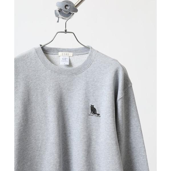 『タイムセール実施中』ZOZO問い合わせ番号:103126251ショップ:FUNALIVE，ファンアライブブランド:CIAO TOKYO，チャオトーキョー，FUNALIVE，ファンアライブ商品名:CIAO TOKYO 黒猫刺繍 スウェットカ...