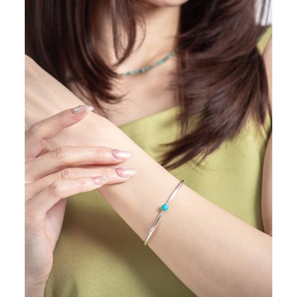 『タイムセール実施中』ZOZO問い合わせ番号:103126526ショップ:Rivel，リヴェルブランド:Harpo，アルポ，Rivel，リヴェル商品名:【Harpo/アルポ】シルバーバングル　ブレスレット　ターコイズカテゴリ:アクセサリー&...