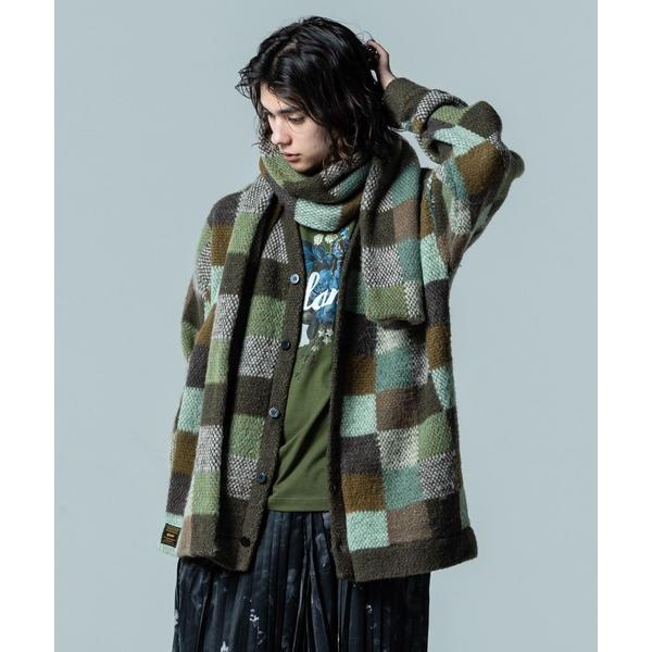 『タイムセール実施中』参考価格：26，400円発売時期：2023年05月コンディション：B（目立つ使用感なし）使用感が少ない、または気にならないアイテム全体的：毛玉参考商品名：Dad Chequered Cardigan / ダッドチェッカ...