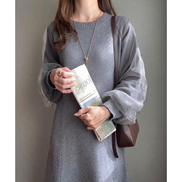 参考価格：10，759円発売時期：2024年09月コンディション：B（目立つ使用感なし）使用感が少ない、または気にならないアイテム全体的：毛玉参考商品名：チュールスリーブニットフレアワンピース参考品番：frmt006-288【商品に関する注...