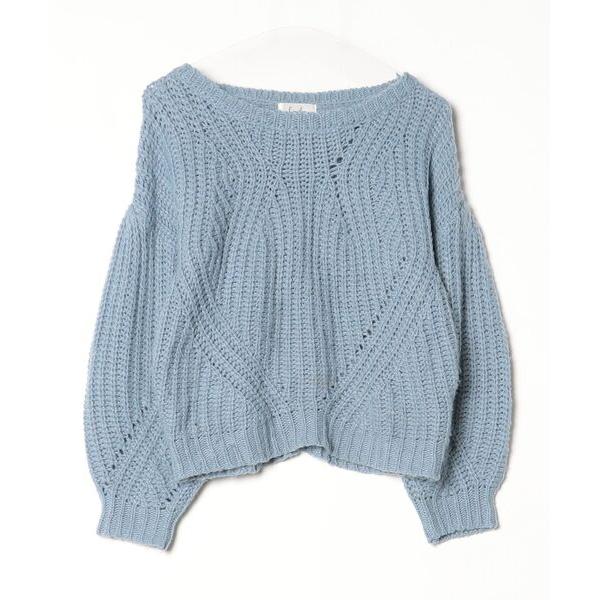 『セール実施中』参考価格：7，590円発売時期：2017年10月コンディション：B（目立つ使用感なし）使用感が少ない、または気にならないアイテム首周り：汚れ参考商品名：袖ボリュームニット◆参考品番：17080780900740ZOZO問い合...