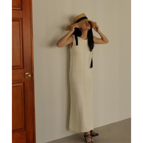 『タイムセール実施中』参考価格：7，370円発売時期：2025年04月コンディション：A（使用感なし）数回使用した程度で使用感が感じられないアイテム参考商品名：sleeveless summer knit one piece / ノースリサ...