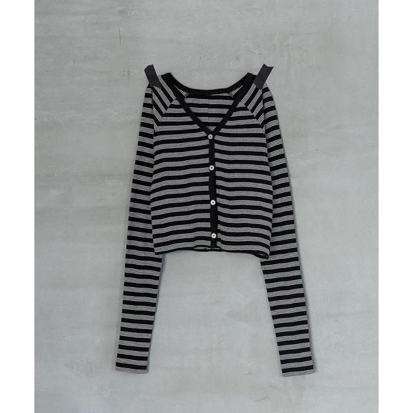 『タイムセール実施中』参考価格：8，250円発売時期：2025年09月コンディション：A（使用感なし）数回使用した程度で使用感が感じられないアイテム参考商品名：【別注】millerボーダーVネックカーディガン参考品番：583806【商品に関...