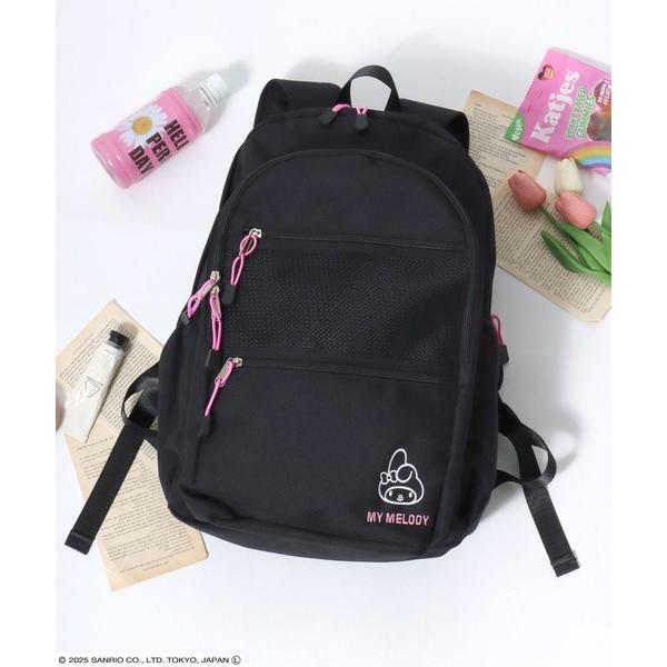 ZOZO問い合わせ番号:103162169ショップ:Salong hameu，サロン ハミューブランド:sanrio，サンリオ，Salong hameu，サロン ハミュー商品名:sanrio（サンリオ）キャラクターワンポイント刺繍バックパッ...