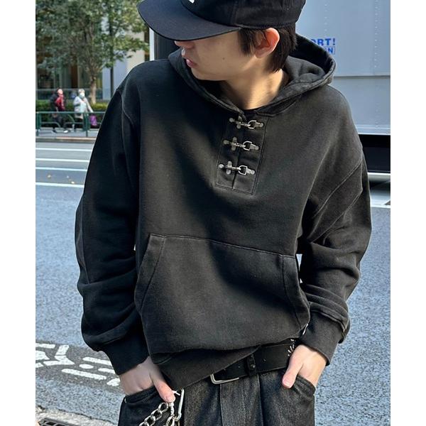 『タイムセール実施中』ZOZO問い合わせ番号:103162865ショップ:kutir，クティールブランド:kutir，クティール商品名:FIREMAN HENLEY NECK PULLOVER HOODIE／ファイヤーマンヘンリーネックプル...