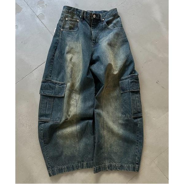 『タイムセール実施中』ZOZO問い合わせ番号:103162890ショップ:Perushu，ペルーシュブランド:Perushu，ペルーシュ商品名:WIDE SWITCHING CARGO PANTS／ワイド切り替えカーゴパンツカテゴリ:パンツ...