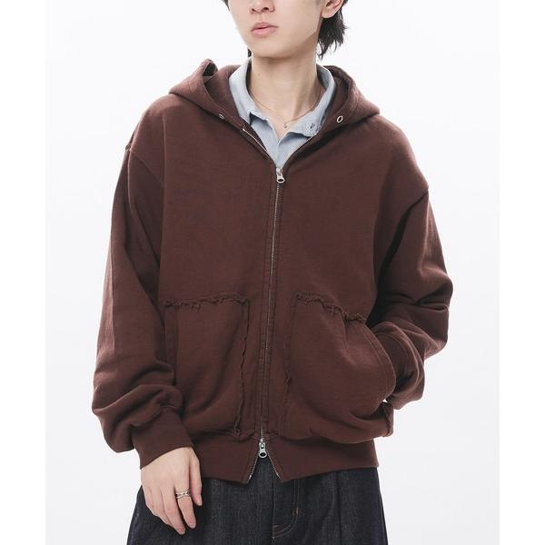 『タイムセール実施中』ZOZO問い合わせ番号:103162909ショップ:kutir，クティールブランド:Adoon plain，アドーンプレーン，kutir，クティール商品名:Double-Zip Colorway Hoodie / ダブ...