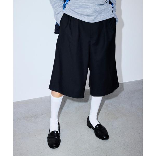 ZOZO問い合わせ番号:103163014ショップ:BEAMS MEN，ビームス メンブランド:BEAMS，ビームス商品名:【ワイドストレートフィット】ショート スラックスカテゴリ:パンツ>スラックスブランド品番:11-25-1196...