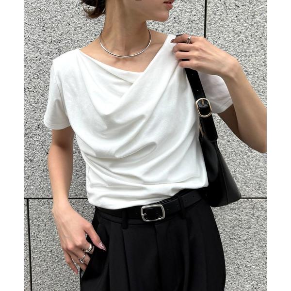ZOZO問い合わせ番号:103163717ショップ:CORPUS TOKYO，コーパス トーキョーブランド:NOGLE，ノグル商品名:【NOGLE/ノグル】ドレープ半袖Tシャツカテゴリ:トップス>Tシャツ/カットソーブランド品番:NG...