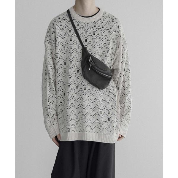 『セール実施中』参考価格：8，800円発売時期：2023年02月コンディション：A（使用感なし）数回使用した程度で使用感が感じられないアイテム参考商品名：loose openwork over knit / ルーズ透かし編みオーバーニット参...