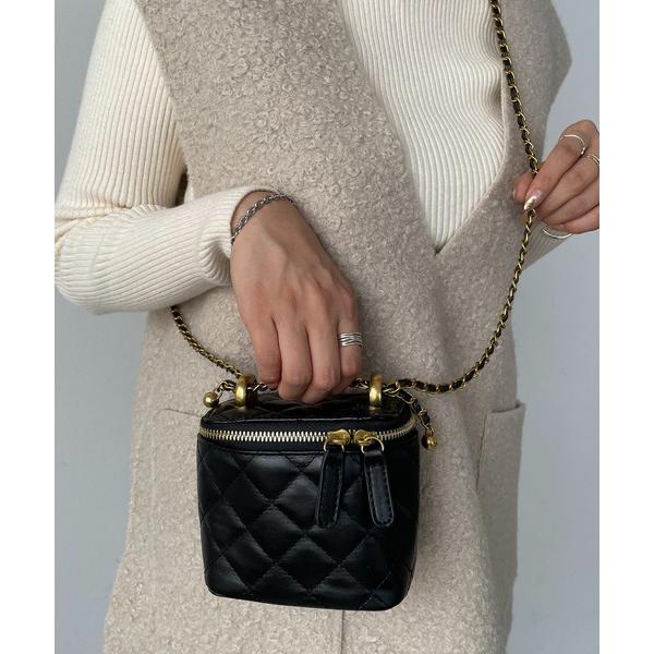 『セール実施中』参考価格：4，950円発売時期：2023年08月コンディション：A（使用感なし）数回使用した程度で使用感が感じられないアイテム参考商品名：キルティング2WAYバニティバッグ参考品番：03ARG224【商品に関する注意事項】・...