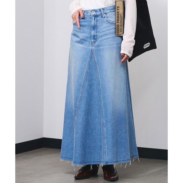 『タイムセール実施中』ZOZO問い合わせ番号:103198810ショップ:ROSE BUD，ローズバッドブランド:ROSE BUD，ローズバッド商品名:PANEL DENIM LONG SKIRTカテゴリ:スカート>デニムスカートブラ...