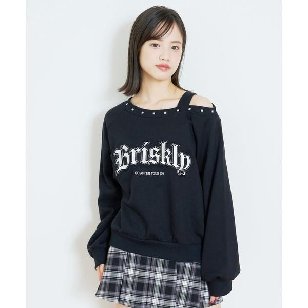 ZOZO問い合わせ番号:103198995ショップ:NARUMIYA ONLINE，ナルミヤ オンラインブランド:LOVETOXIC，ラブトキシック商品名:【LTXC/綿100%】ワンショルプルオーバーカテゴリ:トップス>スウェットブ...