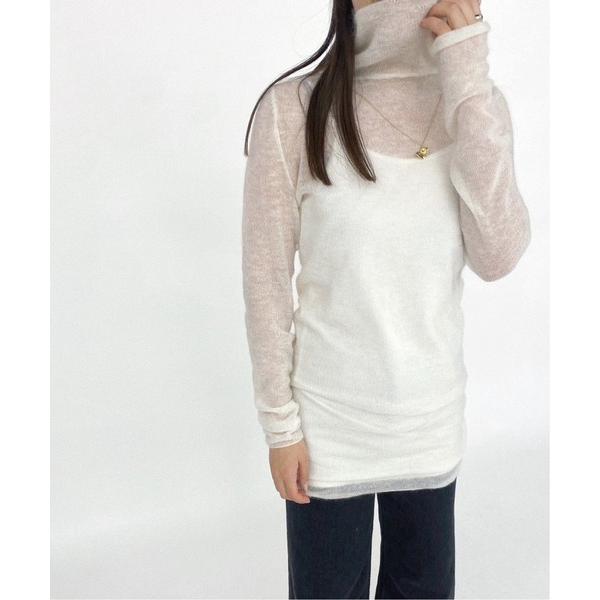 参考価格：28，600円発売時期：2022年11月コンディション：A（使用感なし）数回使用した程度で使用感が感じられないアイテム付属品：インナー参考商品名：シアーモヘヤMIX タートルネック プルオーバー参考品番：2208080052403...