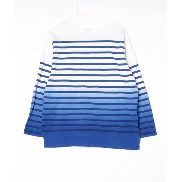 『セール実施中』参考価格：15，400円発売時期：2021年03月コンディション：B（目立つ使用感なし）使用感が少ない、または気にならないアイテム首周り：汚れ参考商品名：＜6(ROKU)＞RASCHEL BORDER PULLOVER DI...