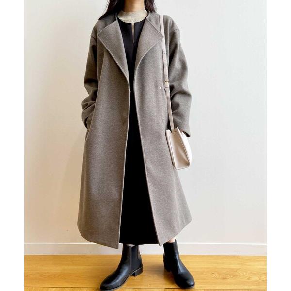 『セール実施中』参考価格：11，000円発売時期：2023年10月コンディション：D（傷・汚れあり）傷や汚れがあるが使用には問題ないアイテム全体的：汚れ、色あせ、毛玉付属品：ベルト参考商品名：◆ライトメルトンロングコート【洗える/ストレッチ...