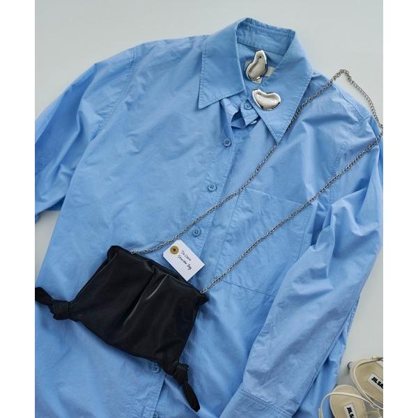 『セール実施中』参考価格：9，900円発売時期：2024年05月コンディション：C（やや使用感あり）使用感があり、やや気になる傷や汚れがあるアイテム表面：汚れ内側：毛玉参考商品名：Tie Chain Shoulder Bag/チェーンショル...