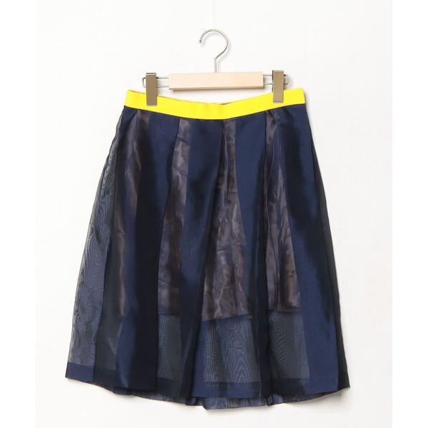 コンディション：B（目立つ使用感なし）使用感が少ない、または気にならないアイテム前身頃：汚れZOZO問い合わせ番号:103230360ショップ:ZOZOUSED，ゾゾユーズドブランド:kolor，カラー商品名:ストライプ柄プリーツスカートカ...