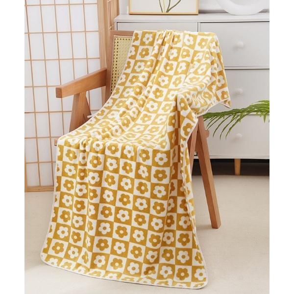 ZOZO問い合わせ番号:103234672ショップ:Teem Store，チームストアブランド:pyornim，ピョルニム商品名:【26年春夏新作】【2Pセット】フラワーチェック柄バスタオル×フェイスタオルセットカテゴリ:インテリア>...