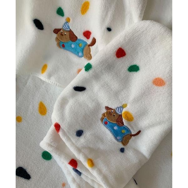 ZOZO問い合わせ番号:103234679ショップ:Teem Store，チームストアブランド:pyornim，ピョルニム商品名:【26年春夏新作】【３Pセット】わんちゃんバスタオル×フェイスタオル×タオルキャップカテゴリ:インテリア&gt...