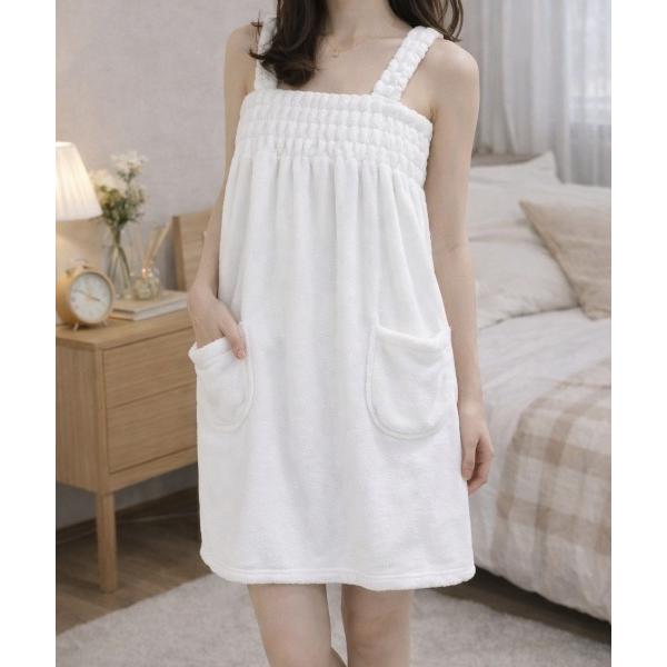 ZOZO問い合わせ番号:103234699ショップ:Teem Store，チームストアブランド:pyornim，ピョルニム商品名:【26年春夏新作】【吸水】ポケット タオル ワンピースカテゴリ:インテリア>タオルブランド品番:PY58...