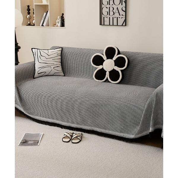 ZOZO問い合わせ番号:103234702ショップ:Teem Store，チームストアブランド:pyornim，ピョルニム商品名:【26年春夏新作】フリンジ ワッフル マルチカバー ブランケット クロスカテゴリ:インテリア>ブランケッ...