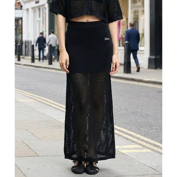 『タイムセール実施中』ZOZO問い合わせ番号:103235833ショップ:N.s，エヌドットエスブランド:RVCA，ルーカ，N.s，エヌドットエス商品名:【RVCA/ルーカ】OHANA KNIT SKIRT/コットンニットロングメッシュスカ...