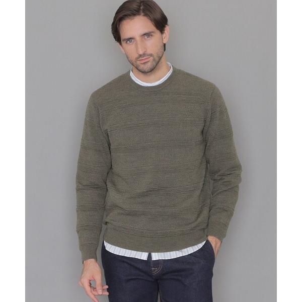 『セール実施中』参考価格：33，000円発売時期：2024年10月コンディション：A（使用感なし）数回使用した程度で使用感が感じられないアイテム参考商品名：【LEON掲載】リンクスボーダークルーネックニット参考品番：G1N10411__【商...