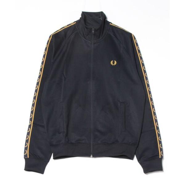 『タイムセール実施中』参考価格：19，800円発売時期：2023年02月コンディション：B（目立つ使用感なし）使用感が少ない、または気にならないアイテム首周り：毛玉参考商品名：Contrast Tape Track Jacket／フレッドペ...