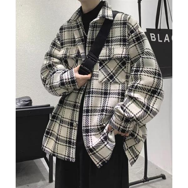 『セール実施中』参考価格：5，390円発売時期：2022年08月コンディション：B（目立つ使用感なし）使用感が少ない、または気にならないアイテム首周り・袖：汚れ、ほつれ参考商品名：ビッグシルエット チェック 柄 CPO シャツジャケット ル...