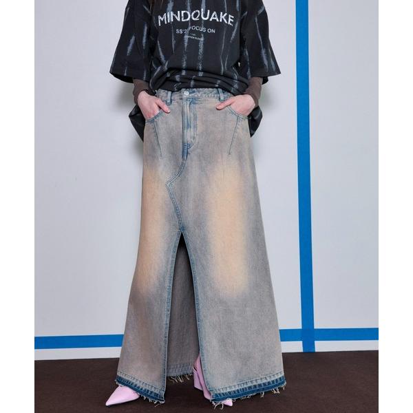 『タイムセール実施中』参考価格：19，800円発売時期：2025年04月コンディション：B（目立つ使用感なし）使用感が少ない、または気にならないアイテムすそ周り：ほつれ参考商品名：2way Waist Slit Maxi Denim Ski...