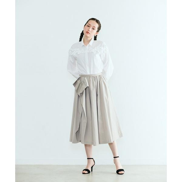 『セール実施中』ZOZO問い合わせ番号:103272763ショップ:Rose Tiara，ローズティアラブランド:Audie a Muses，オーディアミューズ商品名:リボン風ディテールスカートカテゴリ:スカート>スカートブランド品番...