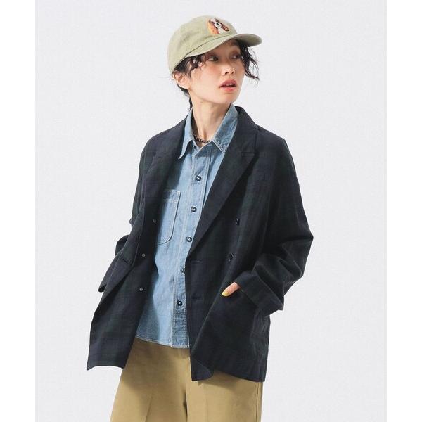 ZOZO問い合わせ番号:103272891ショップ:BEAMS WOMEN，ビームスウィメンブランド:BEAMS BOY，ビームスボーイ商品名:チェック ダブル ジャケット ＜オフィスカジュアル / セットアップ対応 / オンオフ兼用＞カテ...